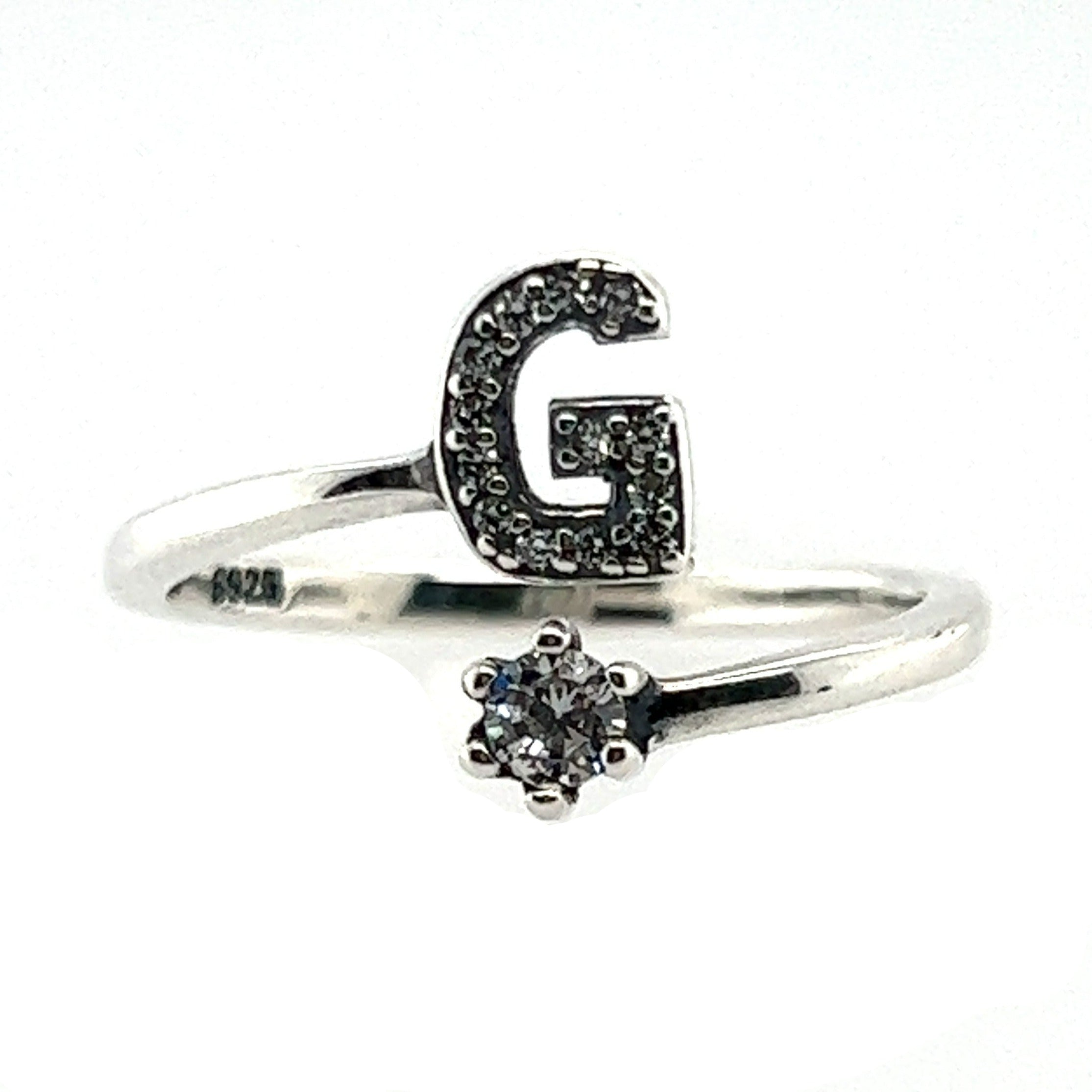 RG3 Letter G Ring – Silver Trending